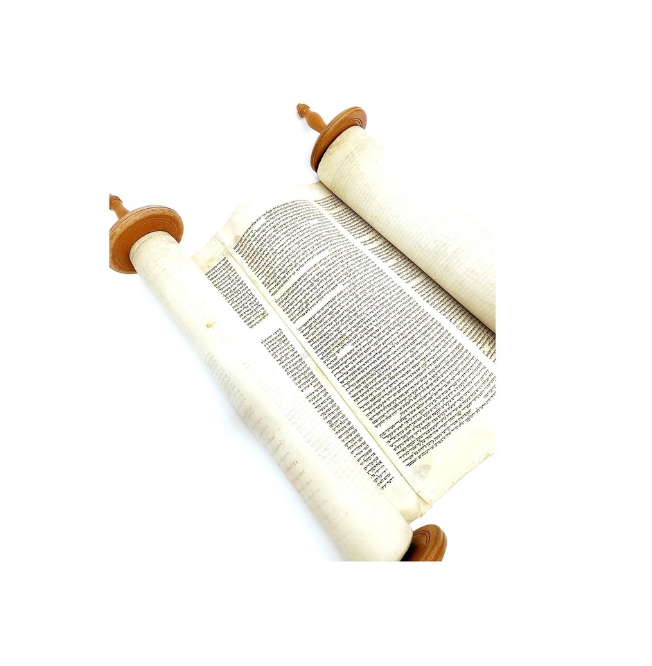 Torah Scroll Sefer Torah From 18th Century From Germany Beautiful 67cm ...