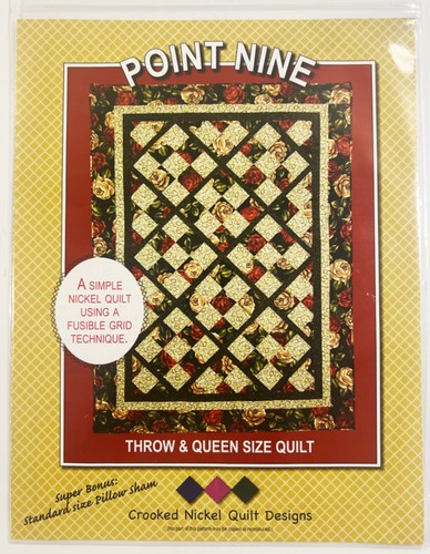 Point Nine Throw & Queen Size Quilt Pattern | eBay