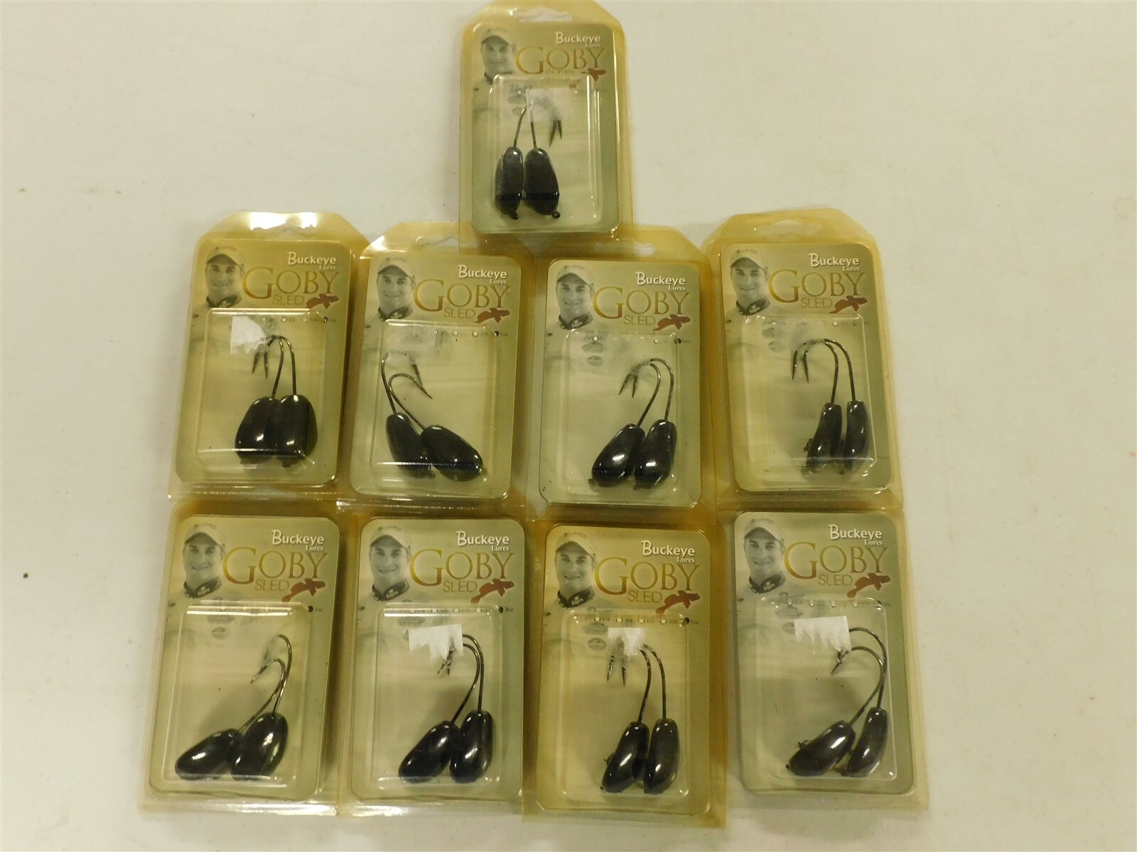 Buckeye Lures Black Goby Sled Jig Heads 1 oz Bass Fishing Tackle Lot | eBay