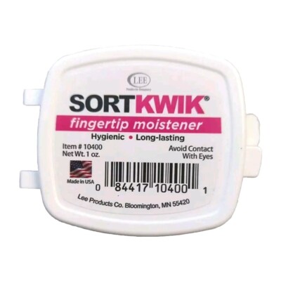 LEE Sortkwik Fingertip Moisteners, 1 Oz, Pink 10400 LEE PRODUCTS ...