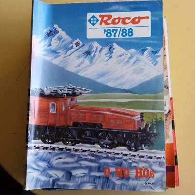 Catalogue ROCO 87'88 O HO HOE train électrique locomotive train ...