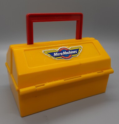 Vintage Micro Machines Speed Shop Yellow Toolbox Playset Galoob ~ 1990 ...