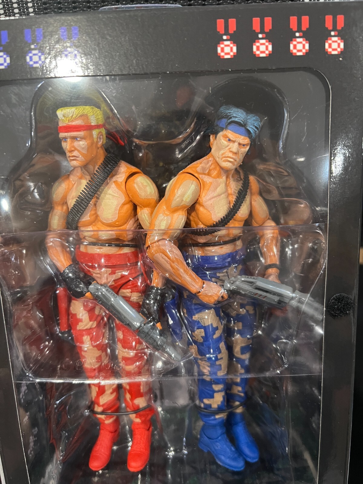 Contra Bill and Lance 2-pack 7 Inch Action Figures by NECA 2016 for ...