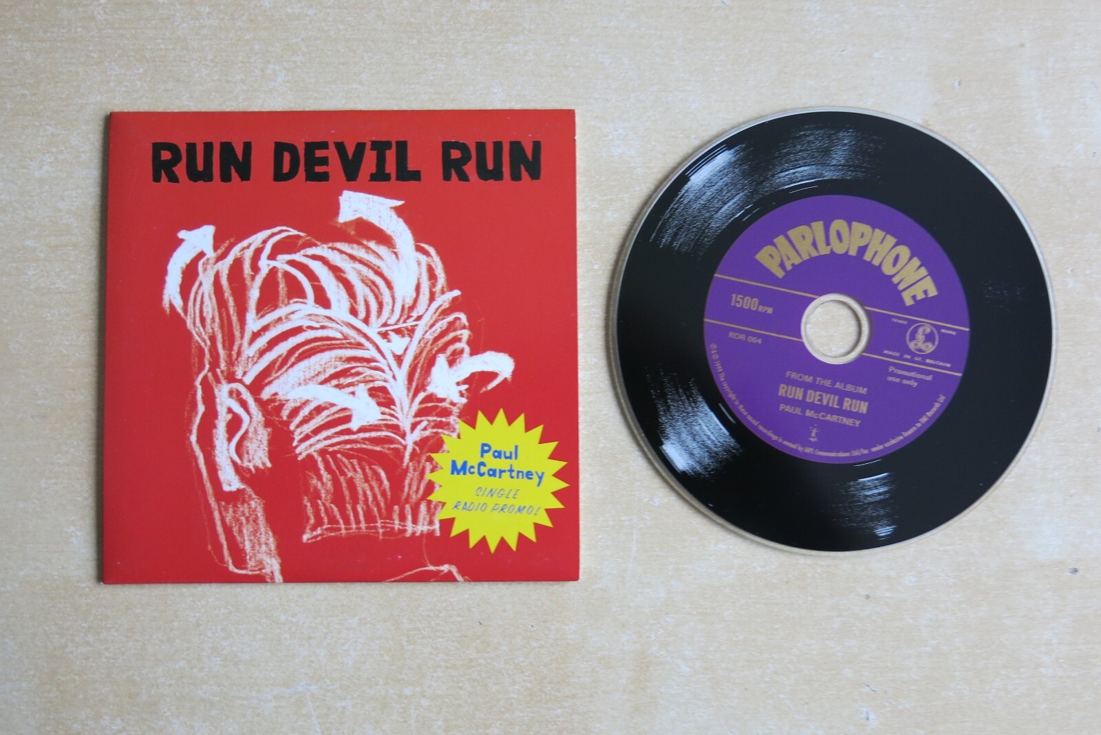 PAUL McCARTNEY Run Devil Run - UK 2 track promo CD in card sleeve | eBay