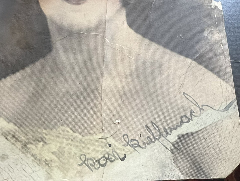 Autographed Hand Color Photo Ringling Brothers Circus HOF Rider Rosie ...