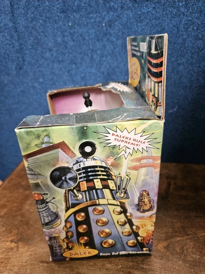 Doctor Who Light Up Talking Dalek Black / Gold BNIB | eBay UK