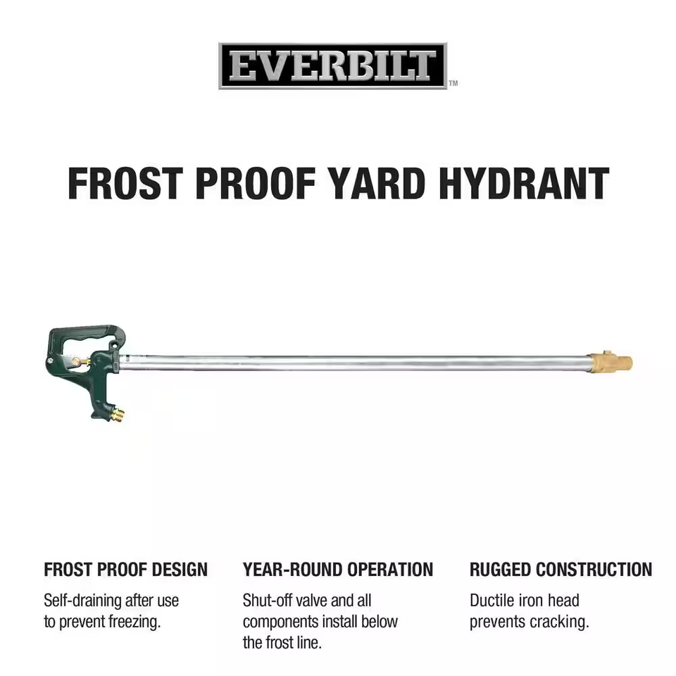 2 ft. Bury Depth Frost-Proof Yard Hydrant | eBay