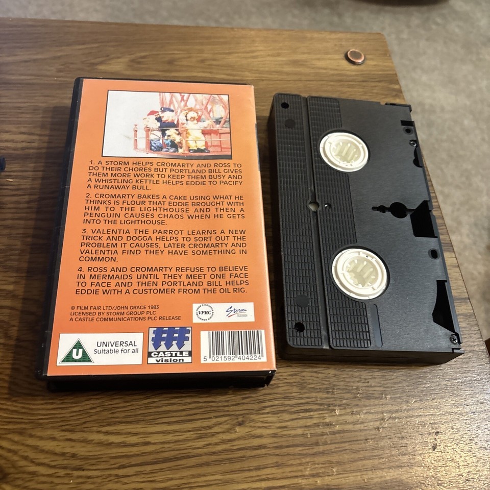 Portland Bill VHS Features 4 Classic Adventures, Castle Vision 1983 | eBay