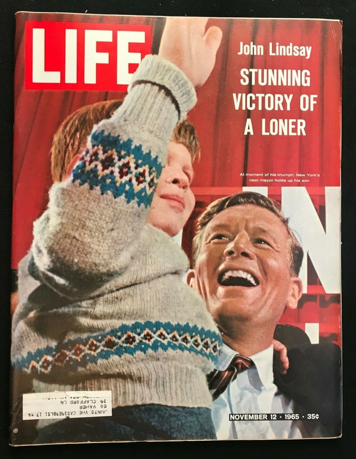 LIFE MAGAZINE - Nov 12 1965 - JOHN LINDSAY / Charlton Heston / Zimbabwe ...