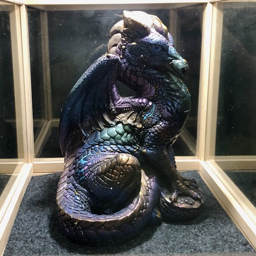 Stunning WINDSTONE EDITIONS Dragon Male Peacock Pena | eBay
