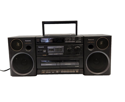 Panasonic RX-DT680 Portable Boombox Radio Stereo Cassette CD Player ...