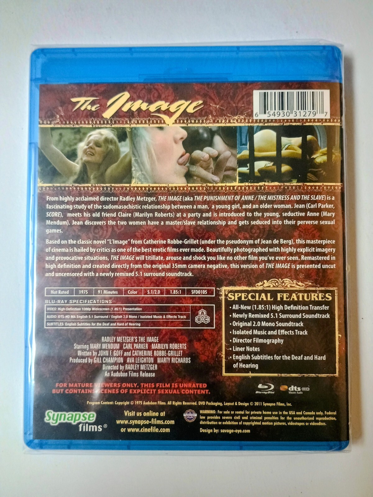The Image (Blu-ray, 1975) Radley Metzger : Uncut 654930312797 | eBay