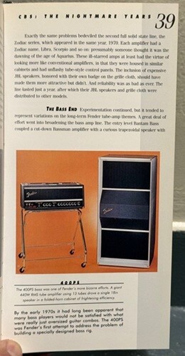 The Fender Amp Book by John Morrish - VERY GOOD | eBay