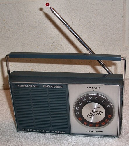 Realistic Patrolman 2 AM / VHF Police monitor radio 12-629A NOT WORKING ...