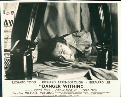 DANGER WITHIN MICHAEL WILDING ORIGINAL LOBBY CARD | eBay