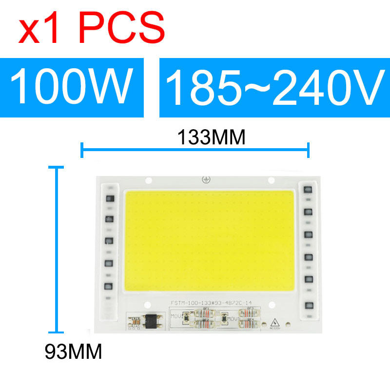 LED Chip Integrated COB 5W 20W 30W 50W 100W 220V Smart IC Driver Cold ...