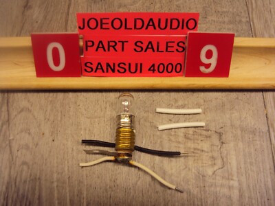 Sansui Model 4000/800 Receiver Dial Scale Lamp (NEW) & Socket. Parting ...