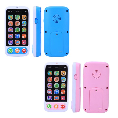 Simulated Smart Phone Music Light Toys Multifunctional Educational Kid ...