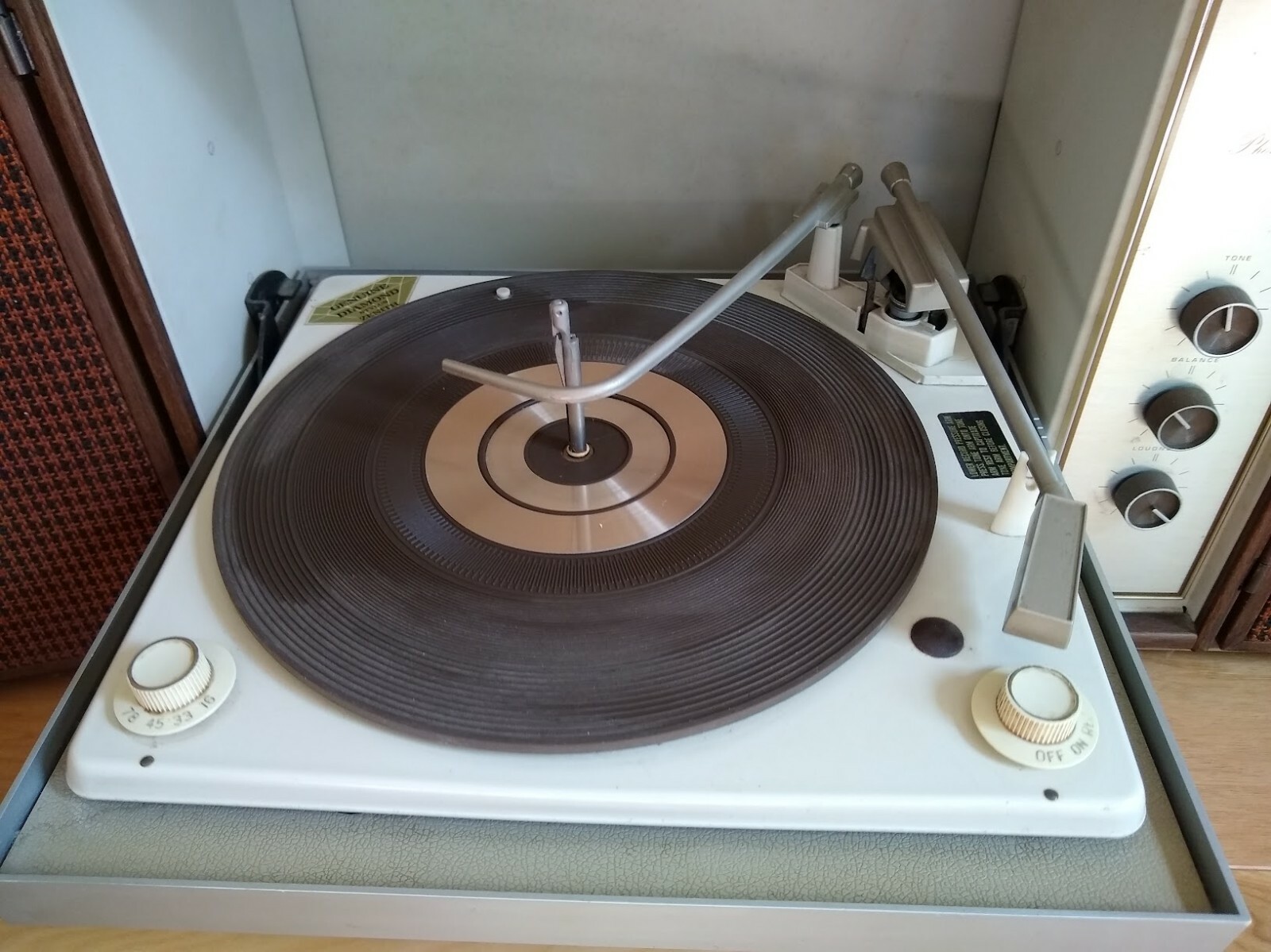 Zenith 7552W Solid State Stereophonic Phonograph Turntable For Parts | eBay