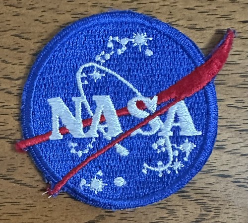 Vintage NASA Blue Logo Embroidered Patch New 3" Round | eBay