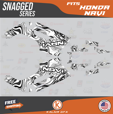 Graphics Kit for HONDA NAVI (2016-2022) Snagged- White | eBay