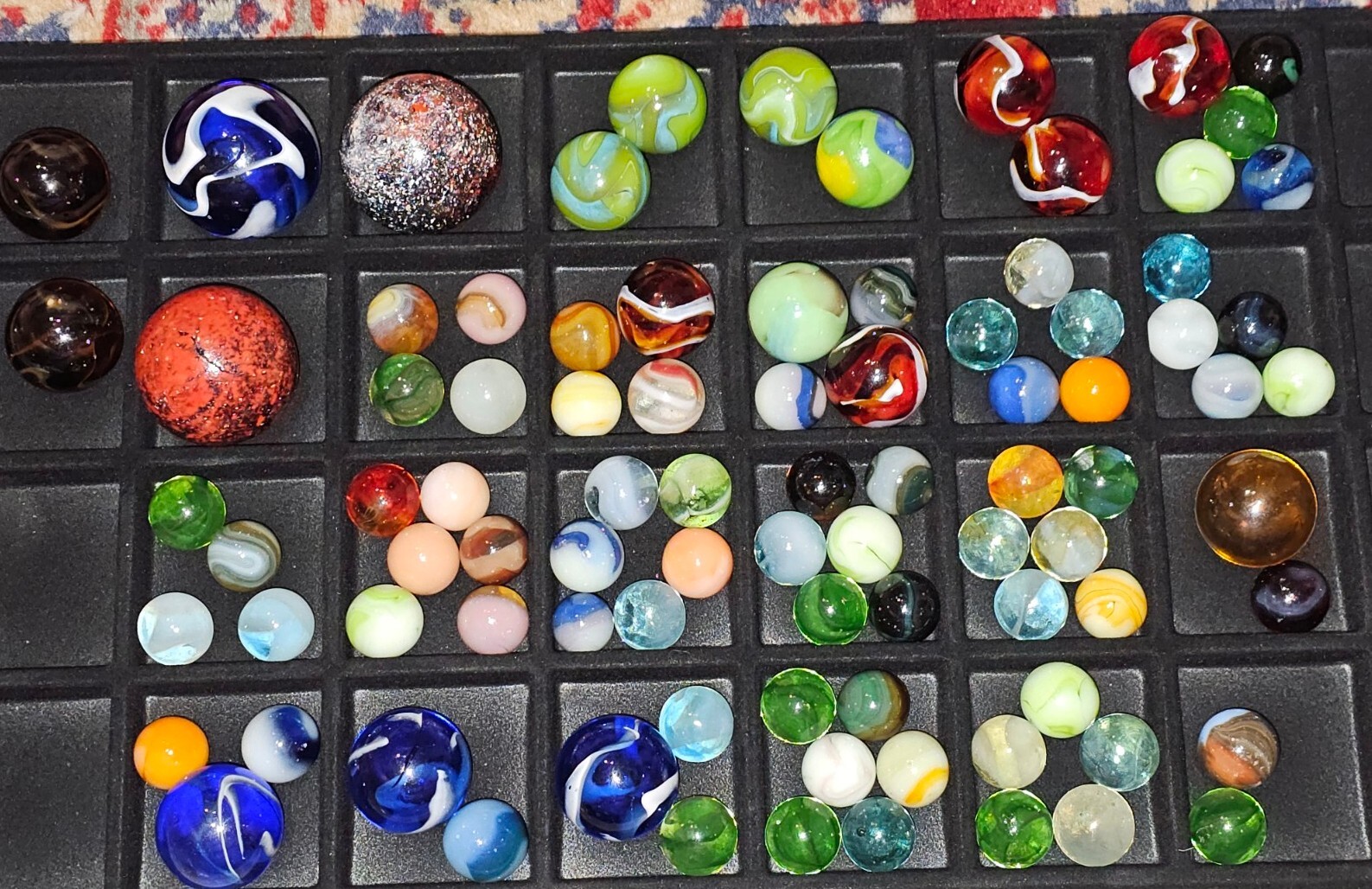 old estate marbles COLORFUL lot of AWESOME vintage Marbles Sold As ...