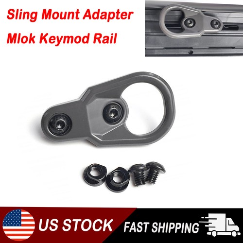Metal Sling Mount Swivel Attachment Adapter for Keymod System MLok Rail ...