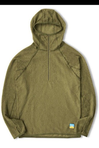 Senchi Designs Alpha 90 Polartech Fleece Hoodie XL size Lichen Khaki ...