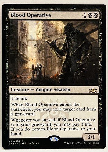 Blood Operative -#63-Guilds of Ravnica-Regular-NM | eBay