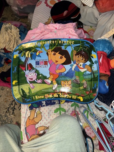 Vintage 2003 Dora the explorer and Diego Rainforest Rescue TV Tray ...
