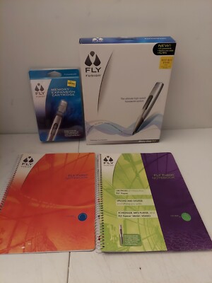 Fly Fusion Pentop Computer Lot: Computer, Memory Cartridge, 2 Notebooks ...