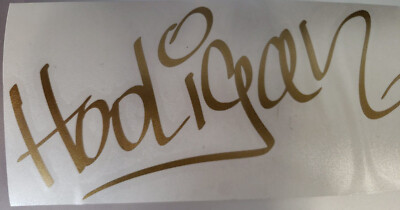 7" Gold Hooligan Die cut vinyl Decal sticker JDM Japan Racing | eBay