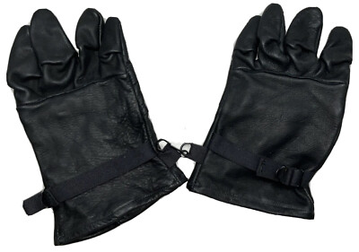 New* US Military Issue LEATHER LIGHT DUTY GLOVES, Unisex, Size 4 ...