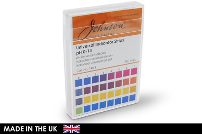 J-pHix® pH Indicator Strips Non Bleed pH 0 - 14.0, 100 Strips | eBay UK
