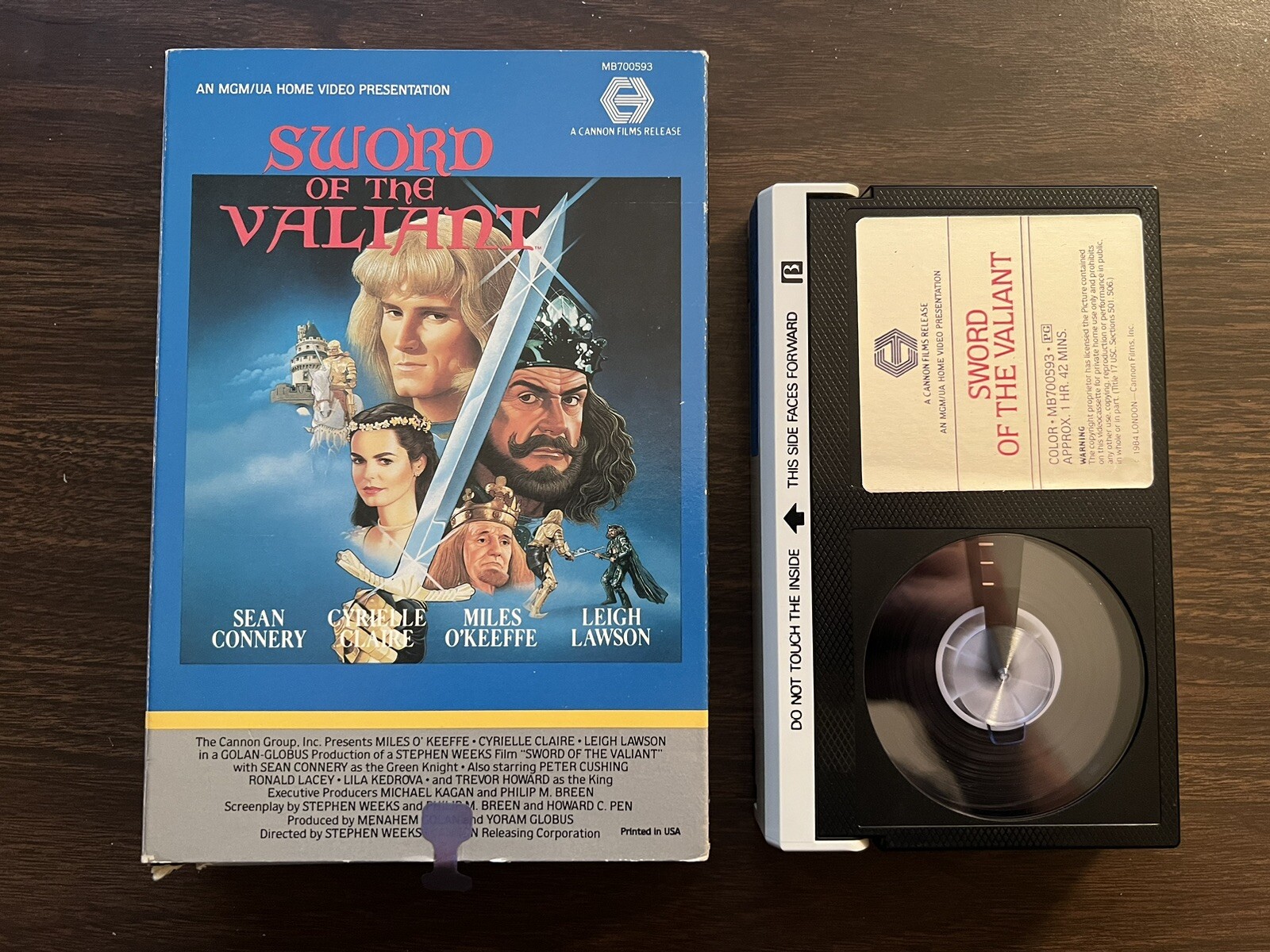 SWORD OF THE VALIANT - BETA MINT RARE - 1983 Sean Connery - CANNON MGM ...
