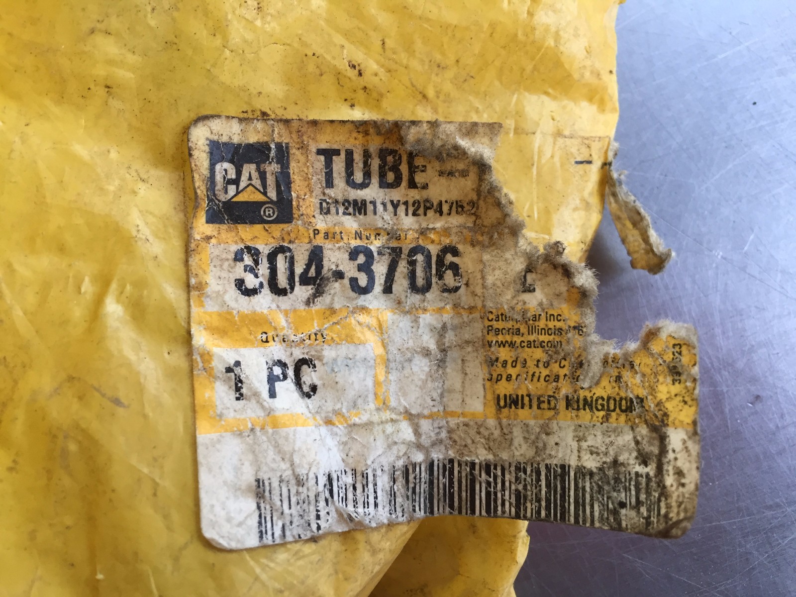 304-3706 CAT Tube Caterpillar 3043706 | eBay
