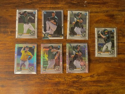 Oakland A’s Baseball Card Lot - Bowman Chrome | eBay