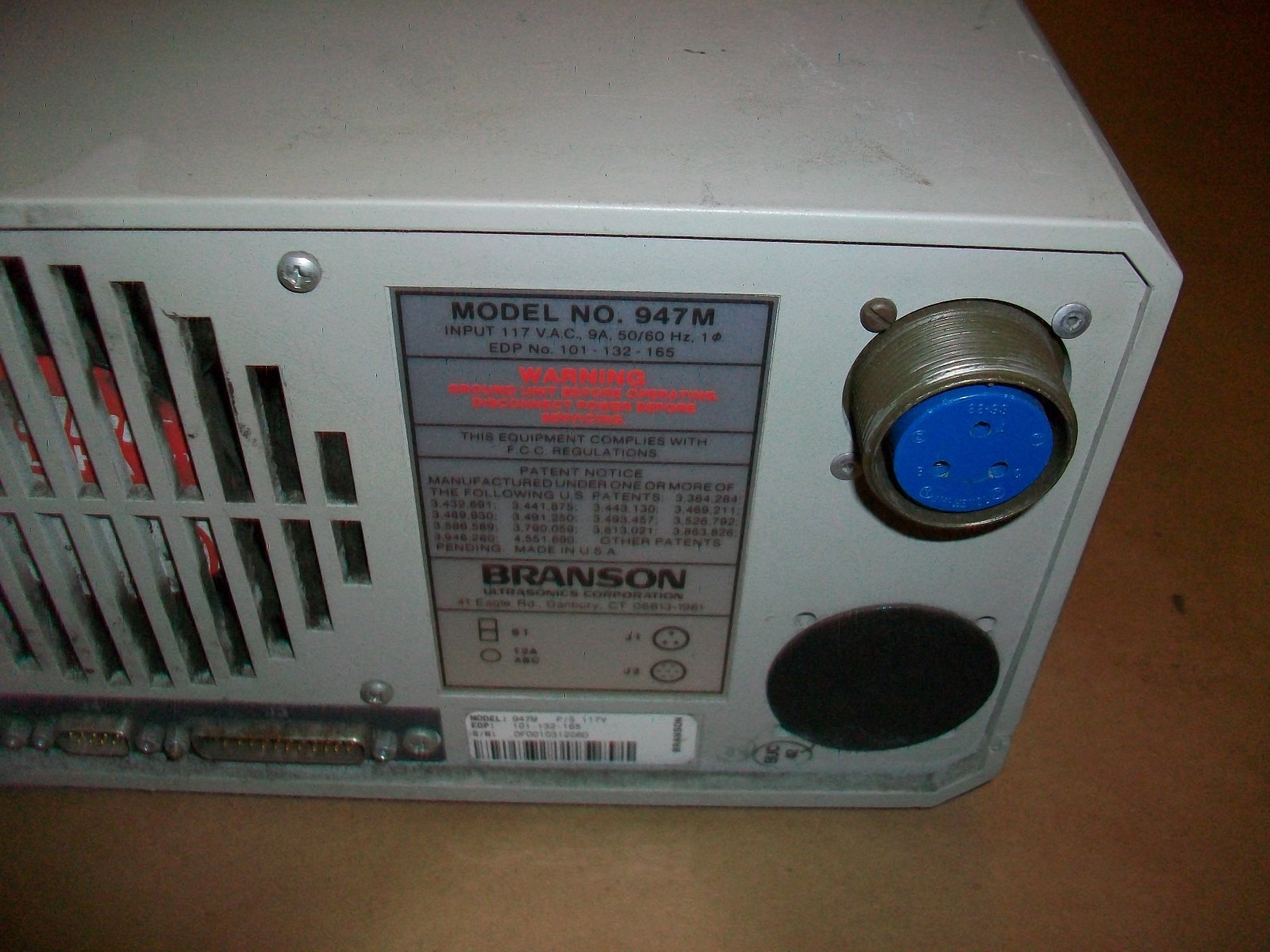 Branson Ultrasonic Generator 947M USED | eBay