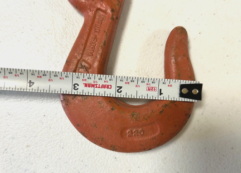 Columbus McKinnon Herc-Alloy Grab Eye Hook 220 , 5" x 3 1/2" x 3/4" | eBay