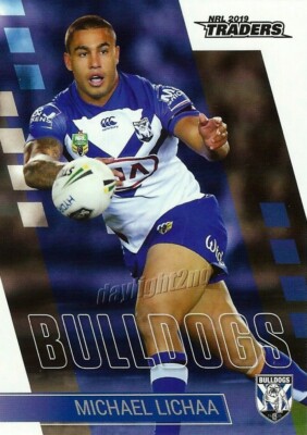 2019 CANTERBURY BULLDOGS NRL Card MICHAEL LICHAA Traders | eBay