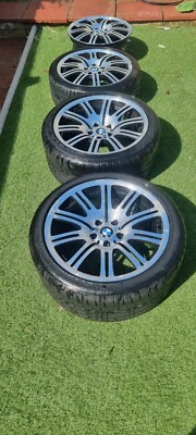 4x Genuine BMW E46 M3 19" Diamond Cut Style 67M Double Spoke Alloy ...