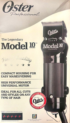 Oster Model 10 Heavy Duty Barber Clipper 1- #000 Blade Made In USA ...