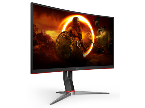 AOC C27G2Z 27" Curved Frameless Ultra-Fast Gaming Monitor, FHD 1080p, 0 ...