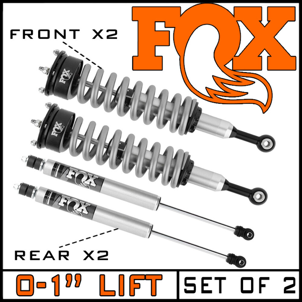 Fox 2.0 Front Coilover & Rear Smooth Body Shocks Set fits 05-23 Tacoma ...