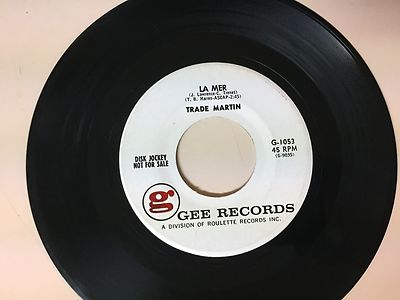 ROCK 45 RPM RECORD - TRADE MARTIN - GEE 1053- PROMO | eBay