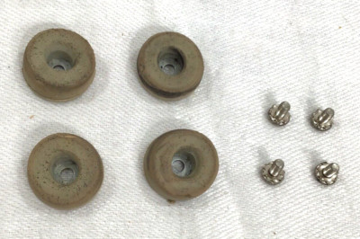 Vintage Hewlett Packard HP Laserjet Series ii Replacement Feet & Screws ...