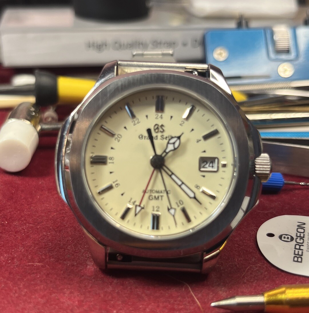 44mm style Sub GMT Custom Mod (NH34 GMT Movement) Sapphire Crystal Nice ...