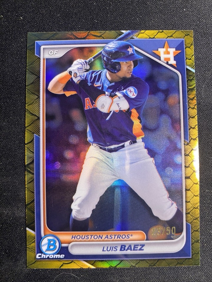 2024 Bowman Chrome - Prospects Gold Reptilian Refractor #BCP-248 Luis ...