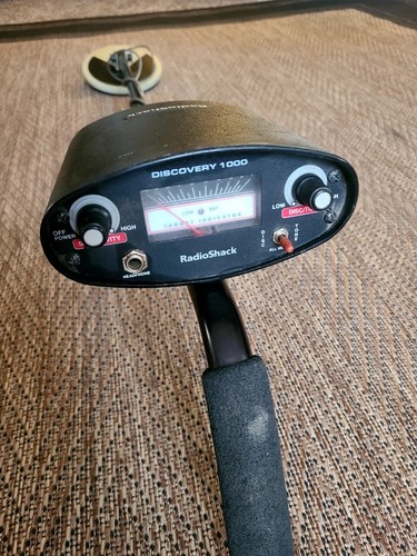 Metal Detector Discovery 1000 - 3 Radio Shack Mode Discriminator 63 ...