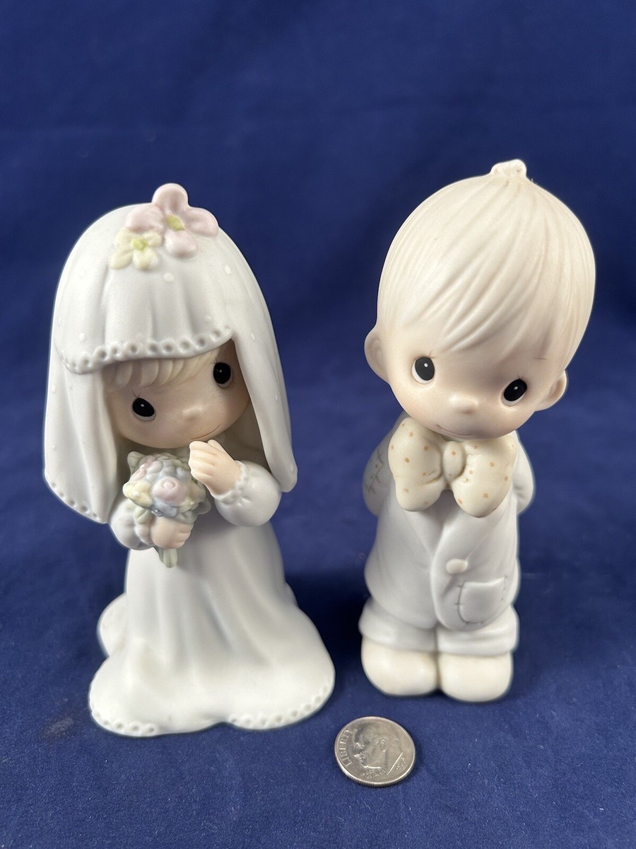 Groom Figurines Precious Moments Vintage Wedding Cake Topper Precious